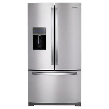 Whirlpool 27 cu. ft. French Door Refrigerator with Tap Touch Controls ...
